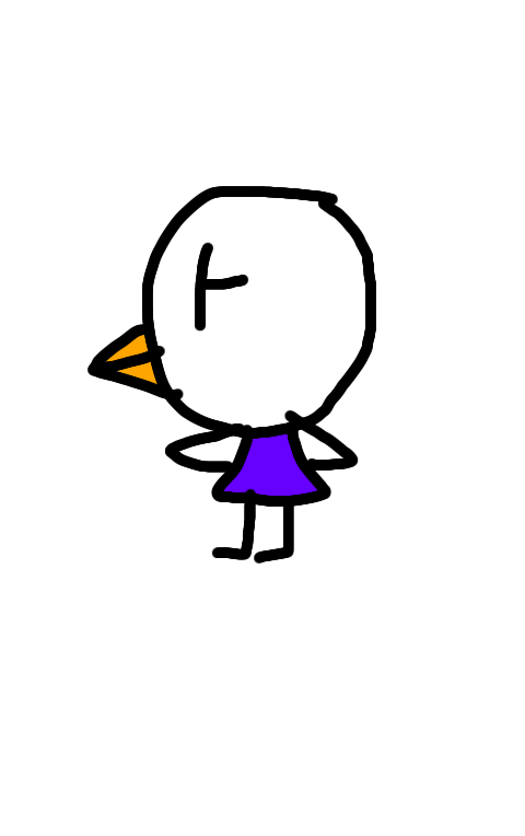 Shyrell the Egret - ibisPaint