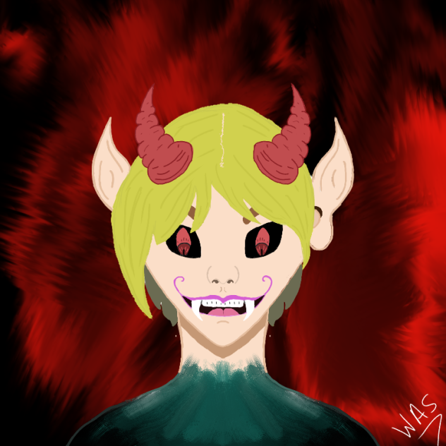Ash the demon - ibisPaint