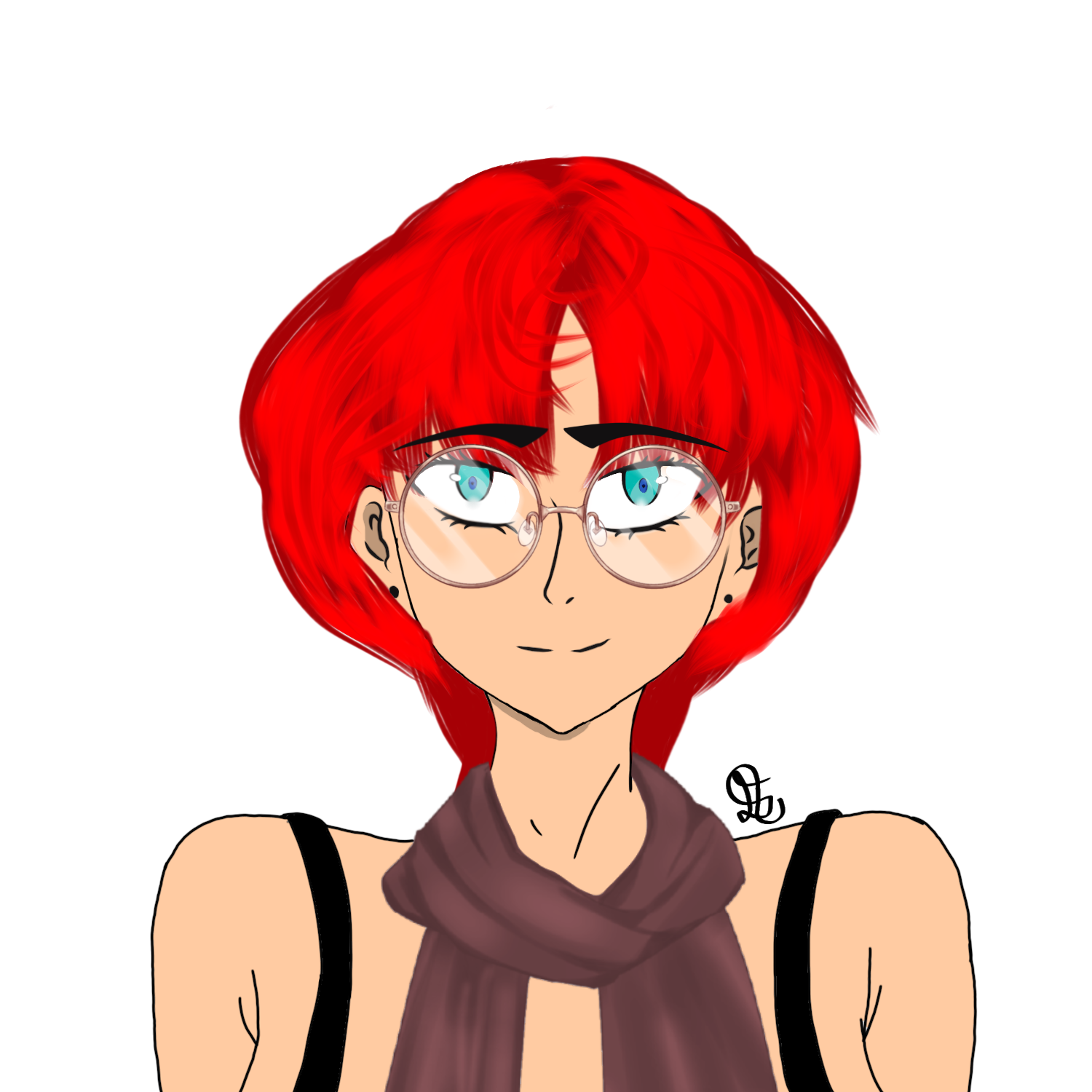 garota ruiva - ibisPaint