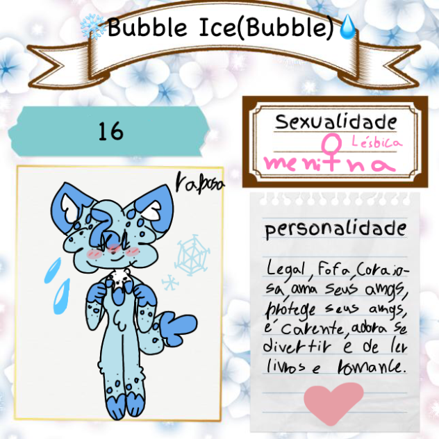 Personagem Bubble Ice! - ibisPaint