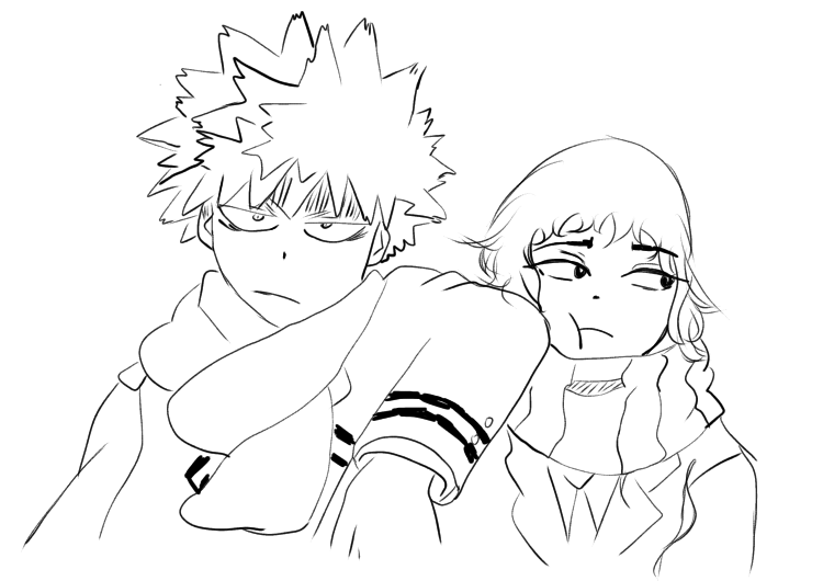 Me and bakugou’s friendship in my mha dr - ibisPaint