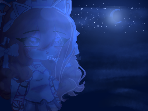 Night sky - ibisPaint