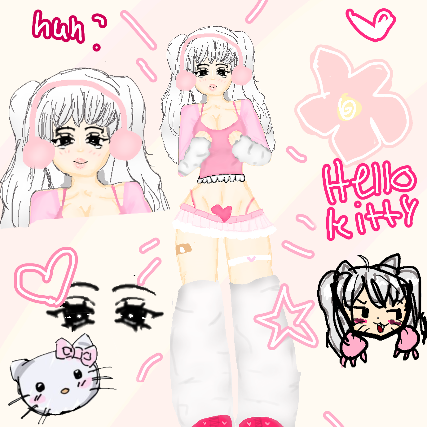 Hello kitty YES - ibisPaint
