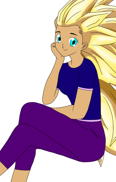 Sibella's Super Saiyan Form - ibisPaint