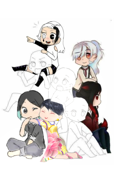 Group (girl) - ibisPaint