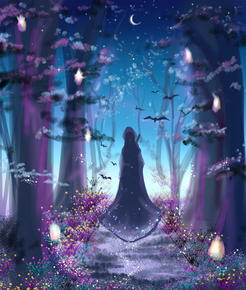 Watcher of the night - ibisPaint