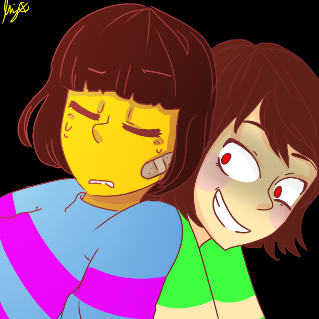 Frisk and Chara2 - ibisPaint
