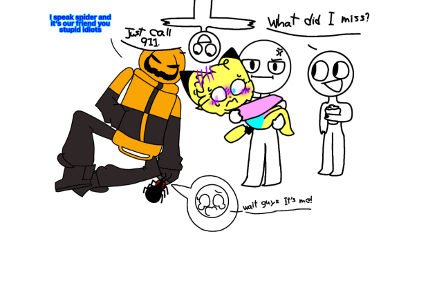 Collab with spider - ibisPaint