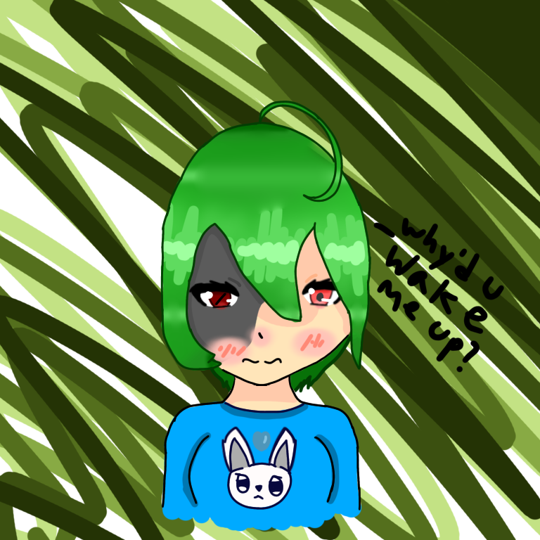 Mika .... in pj’s - ibisPaint