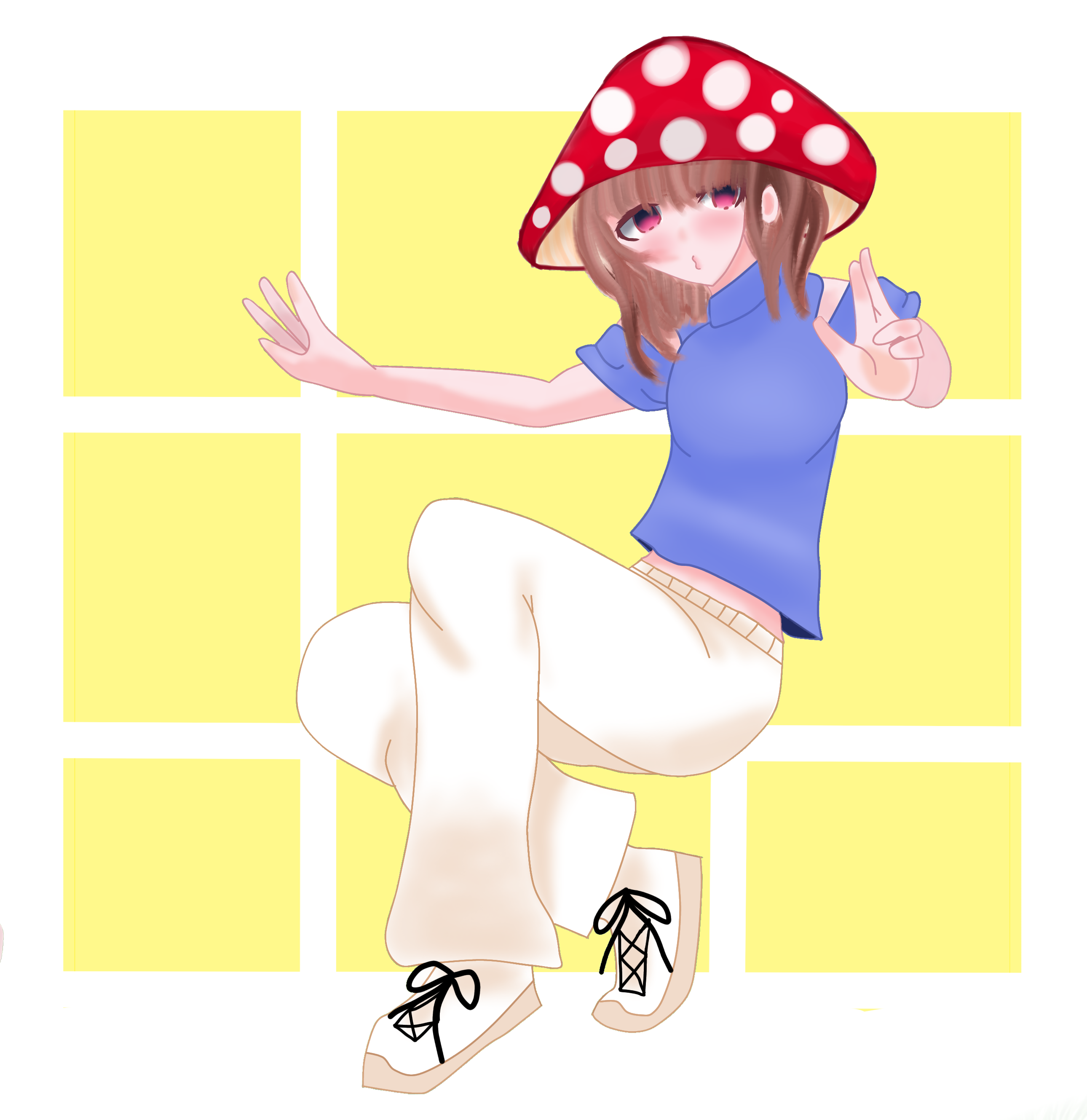 un honguito humanizado 🍄 - ibisPaint