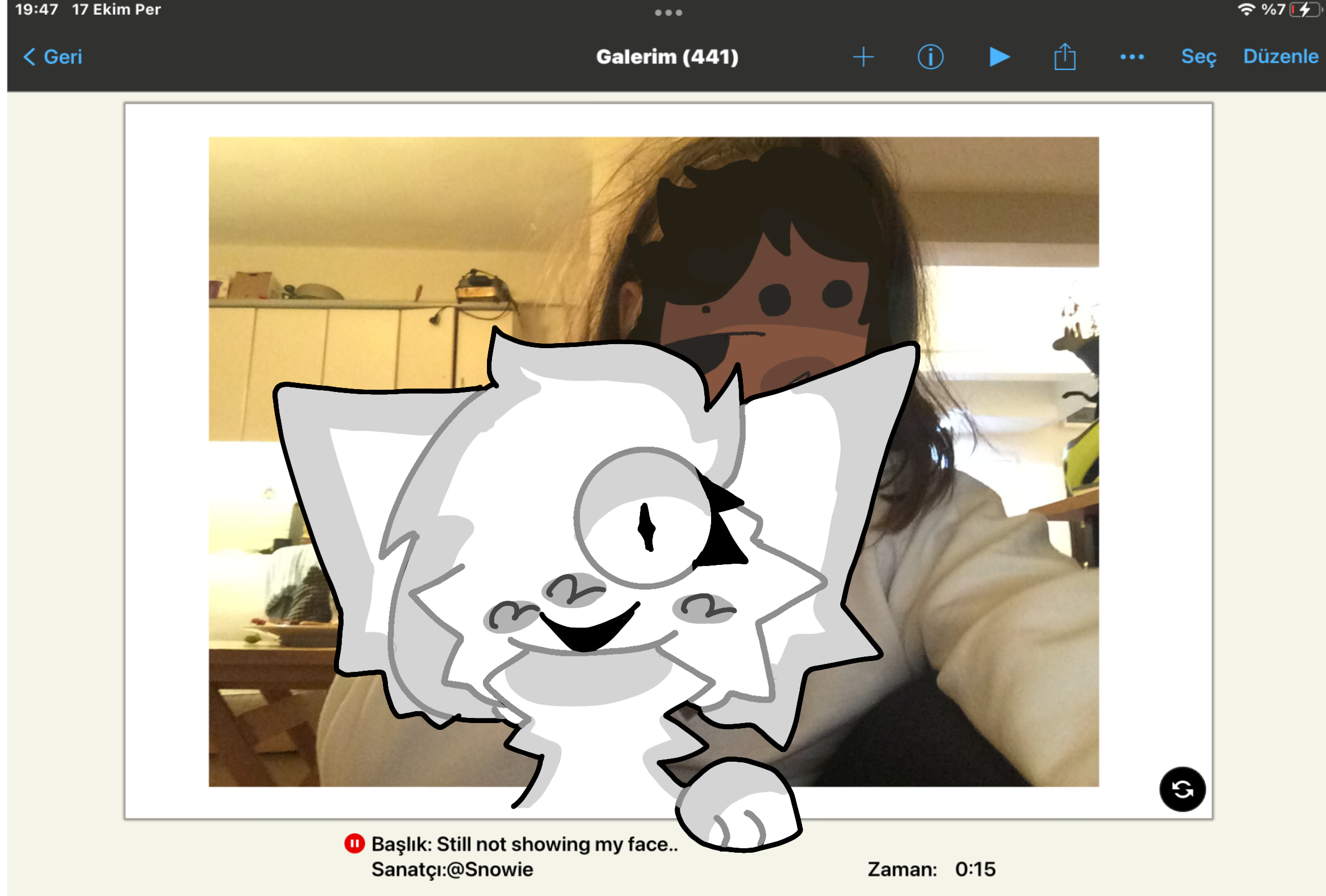 Wenda watches you… - ibisPaint