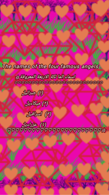 The names of the four famous angels - ibisPaint