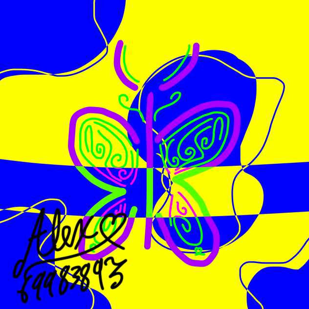 Weird butterfly drawing ig - ibisPaint