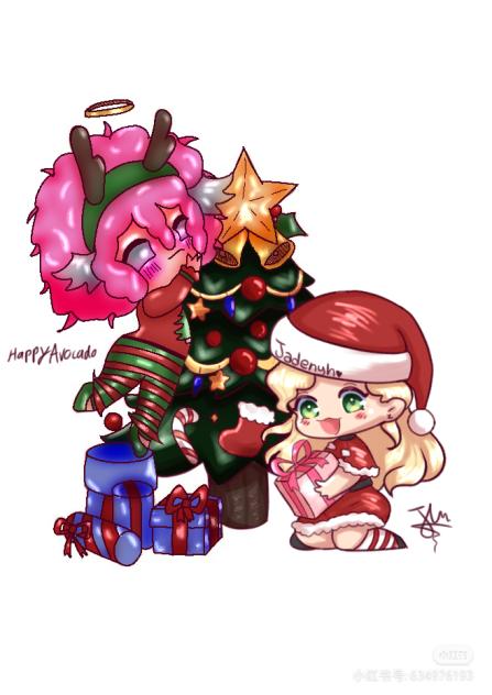 Christmas Collab with HappyAvocado - ibisPaint