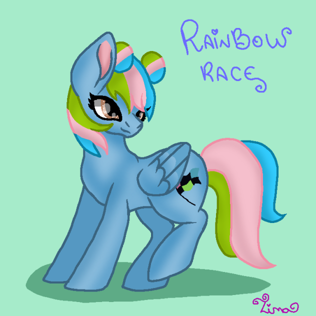 Pedido da Rainbow Race - ibisPaint