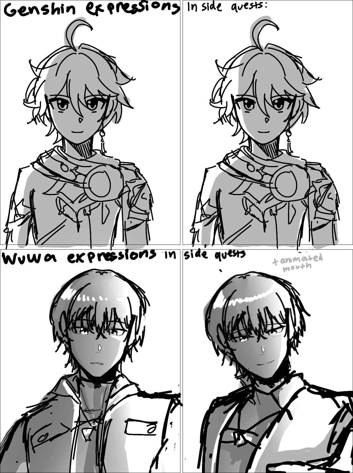 GI and WuWa - ibisPaint