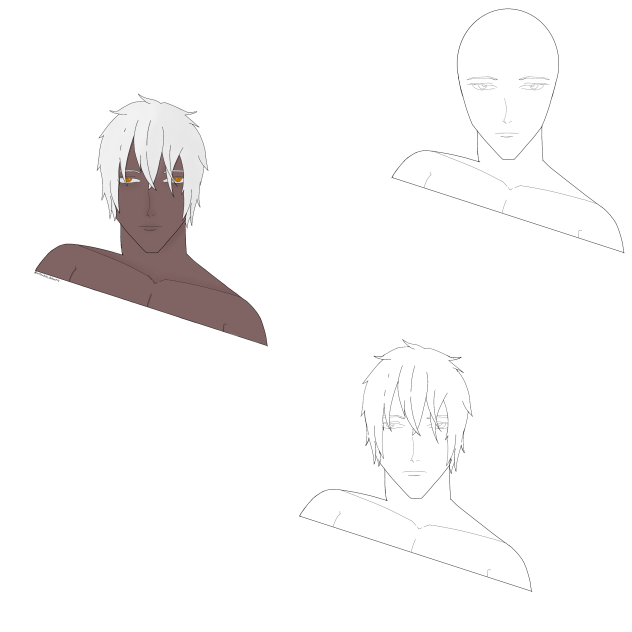 Drawing hot man without reference - ibisPaint