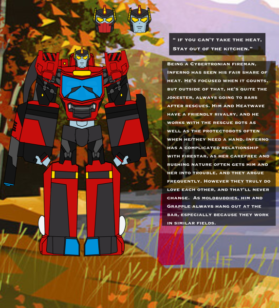 Transformers Inferno Fan Design - ibisPaint
