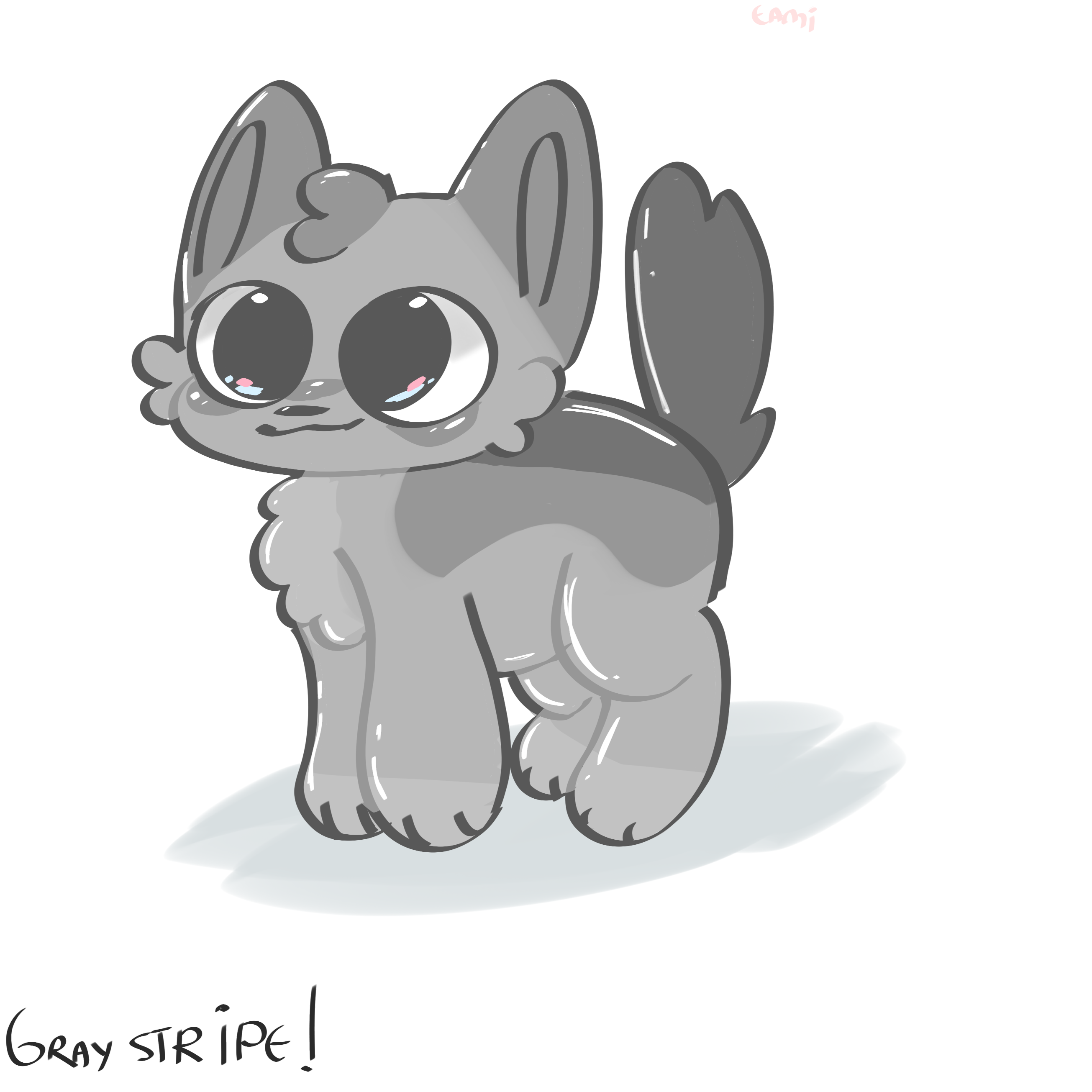 Cute GrayStripe. - ibisPaint