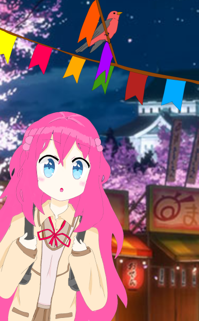 At the night festival - ibisPaint