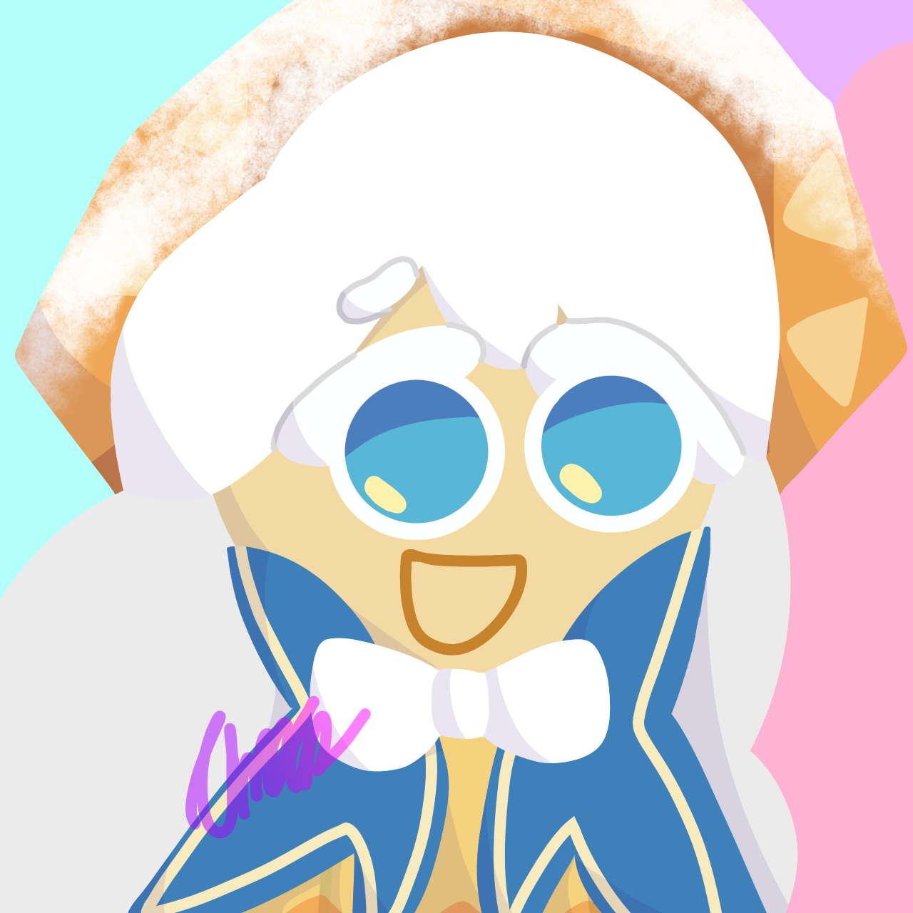 Cream Puff Cookie Icon - ibisPaint
