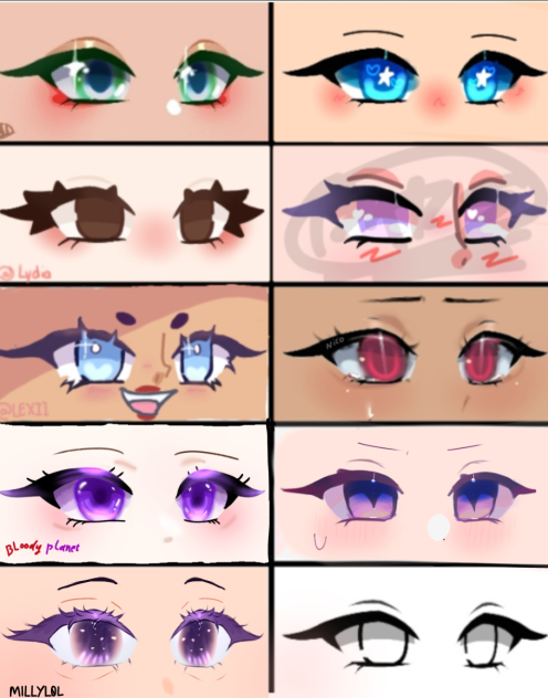 Gacha eye collab - ibisPaint