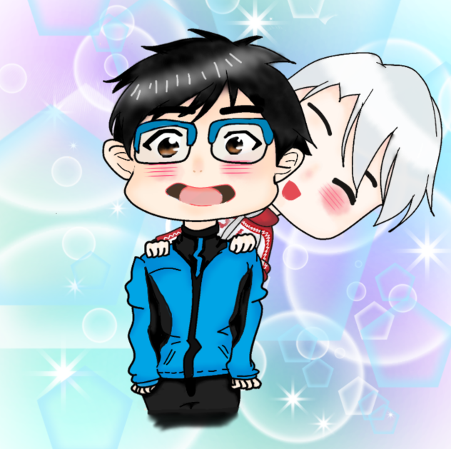 yuri and victor chibi original - ibisPaint