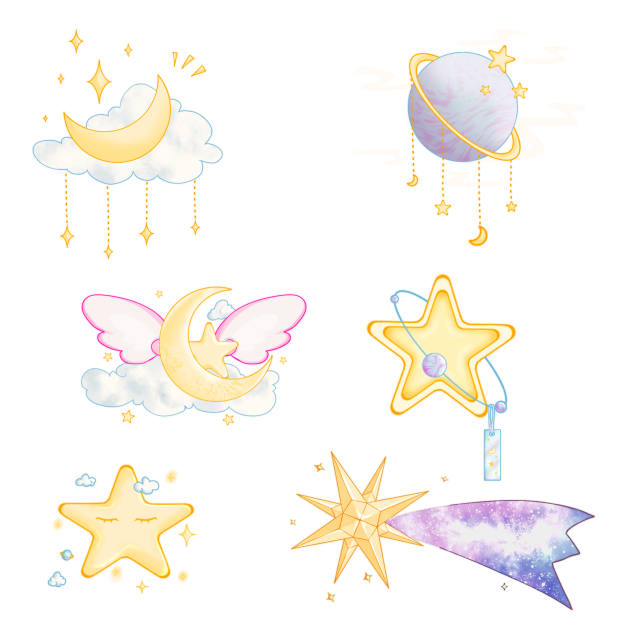 Dreamy Stickers - ibisPaint