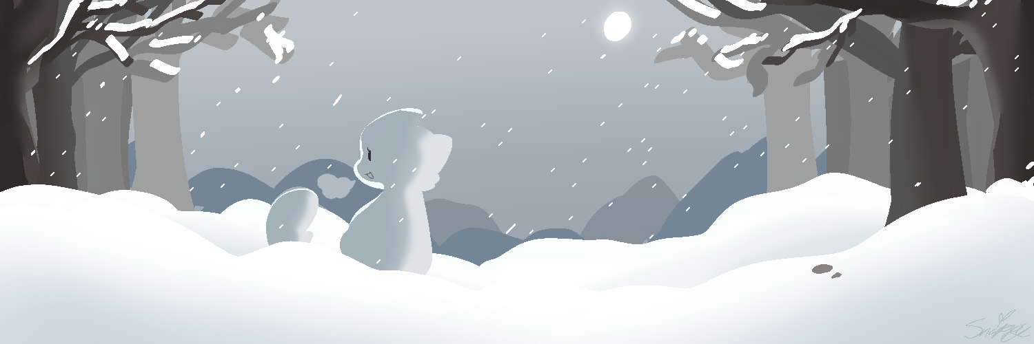 snow flurry (bg practice 2) - ibisPaint