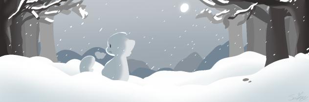 snow flurry (bg practice 2) - ibisPaint