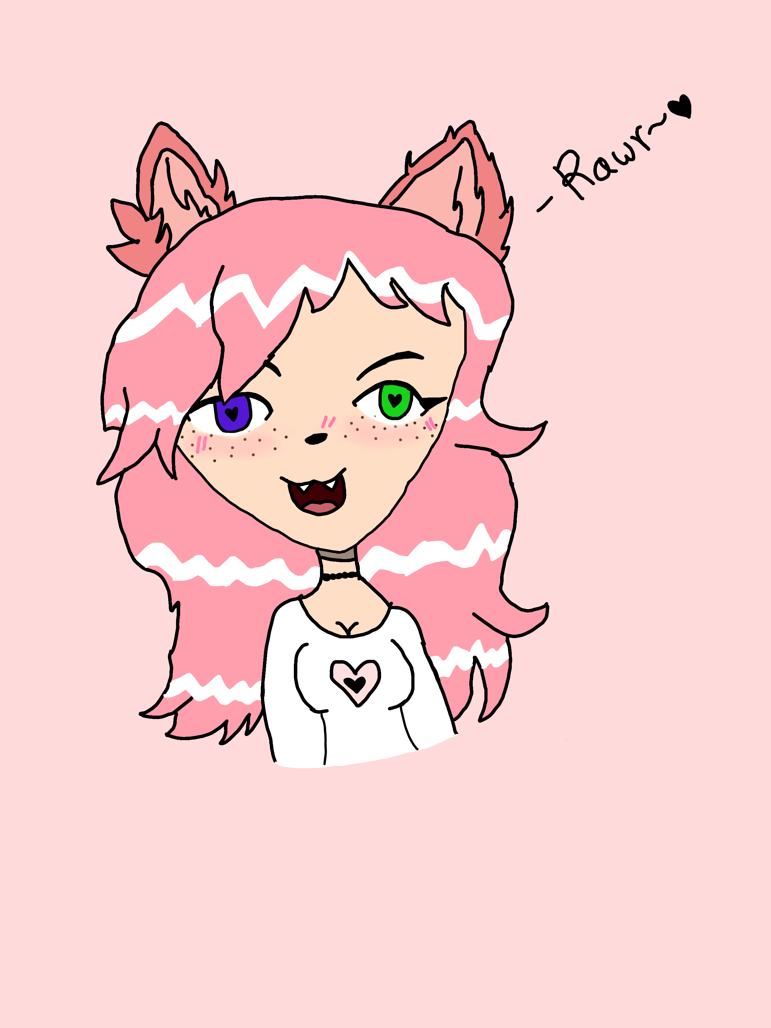 Edited Wolfie girl - ibisPaint