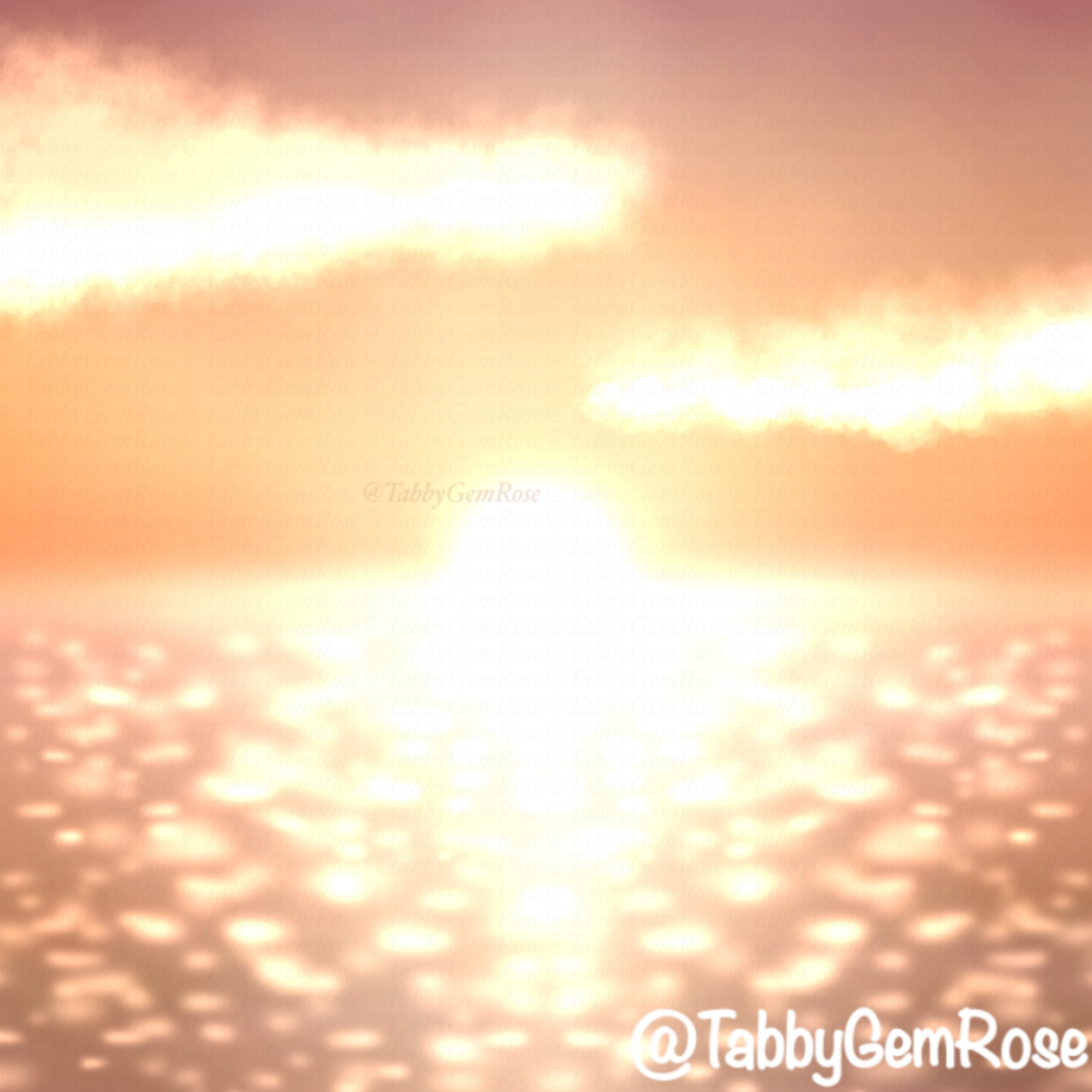 Ocean sunset - ibisPaint