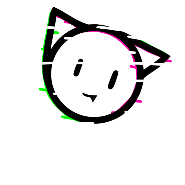Glitch cat - ibisPaint