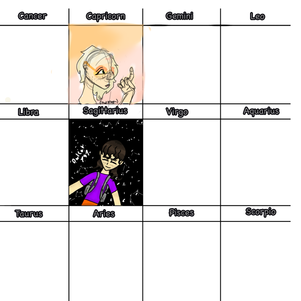Zodiac collab with owlcat737 - ibisPaint