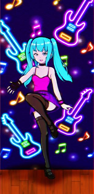Retro Miku - ibisPaint