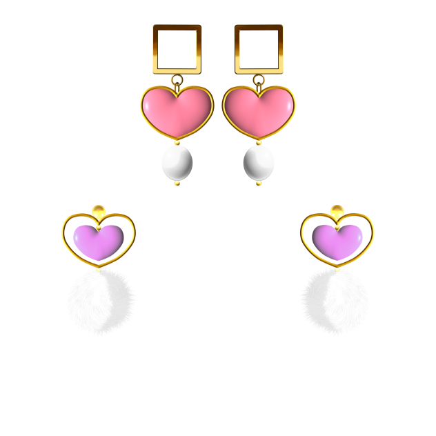 Cute earrings - ibisPaint