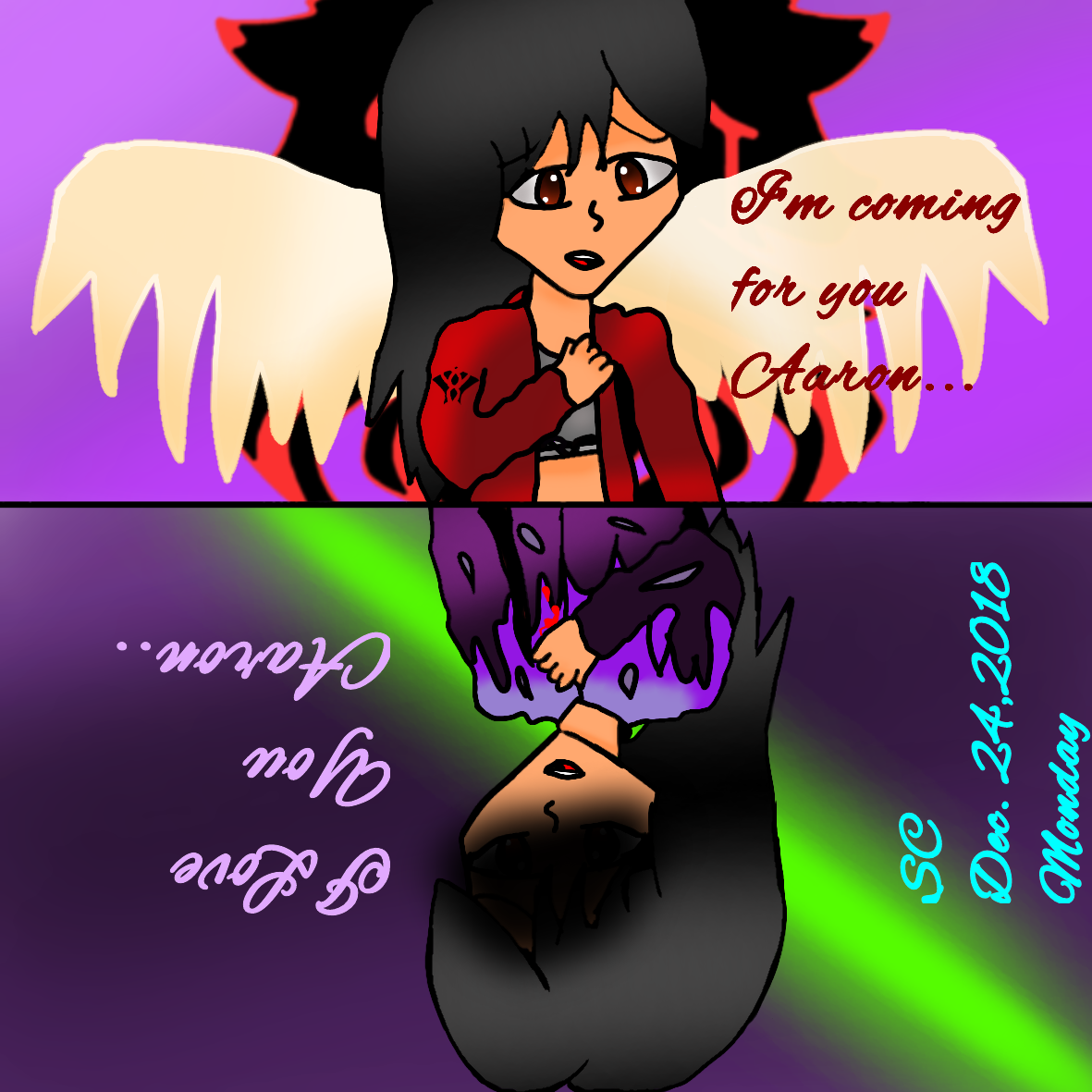 When angels fall aphmau - ibisPaint