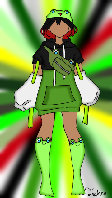Techno green Oc - ibisPaint