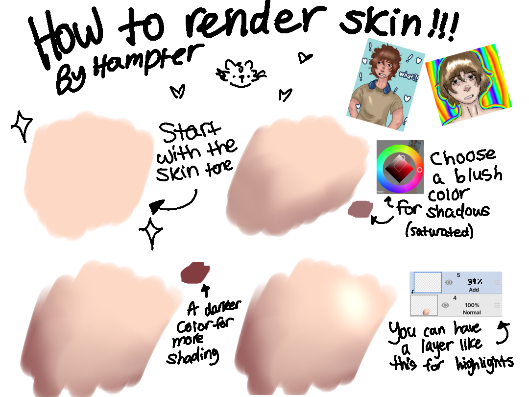 skin rendering tutorial! - ibisPaint