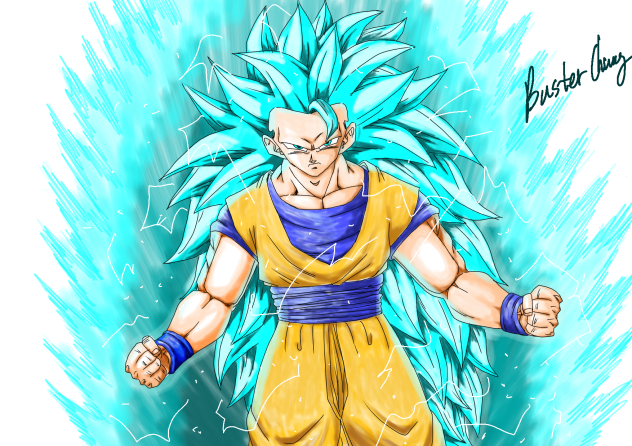 DBZ SON GOKU SSGB 4 - ibisPaint