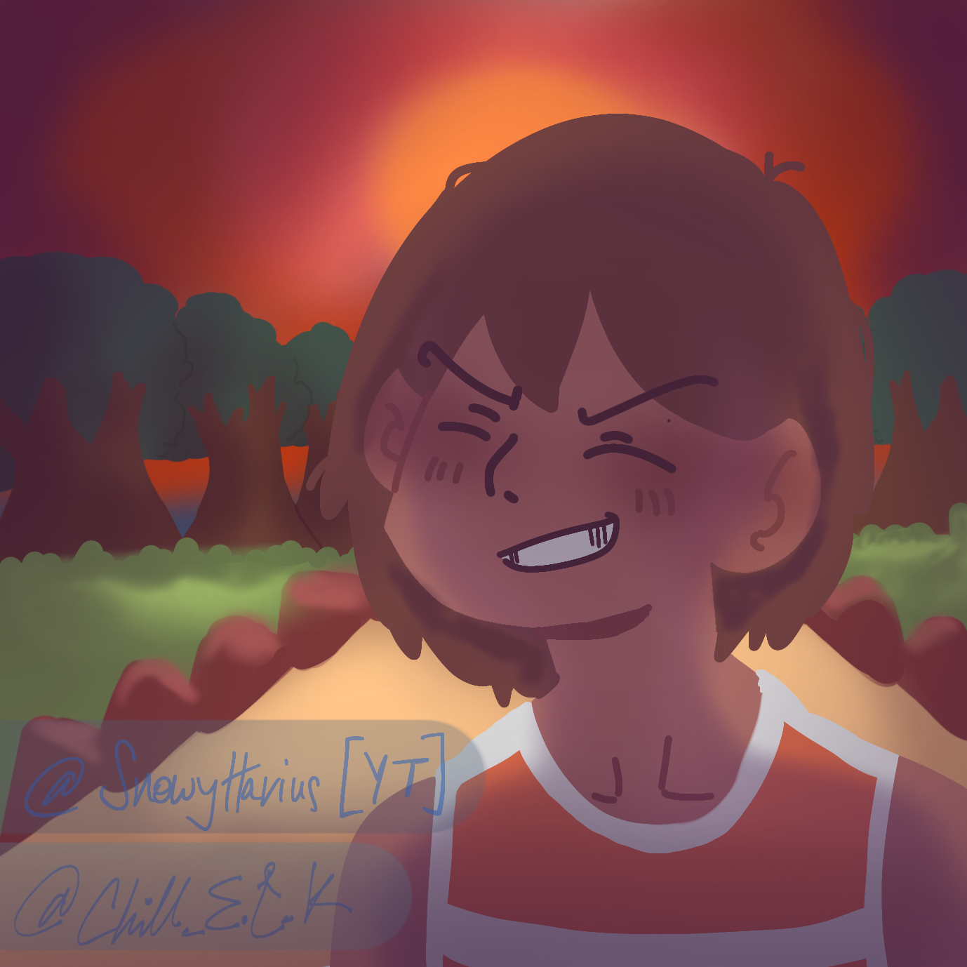 Unt.17 ' ' Sunset from Faraway ' ' OMORi - ibisPaint