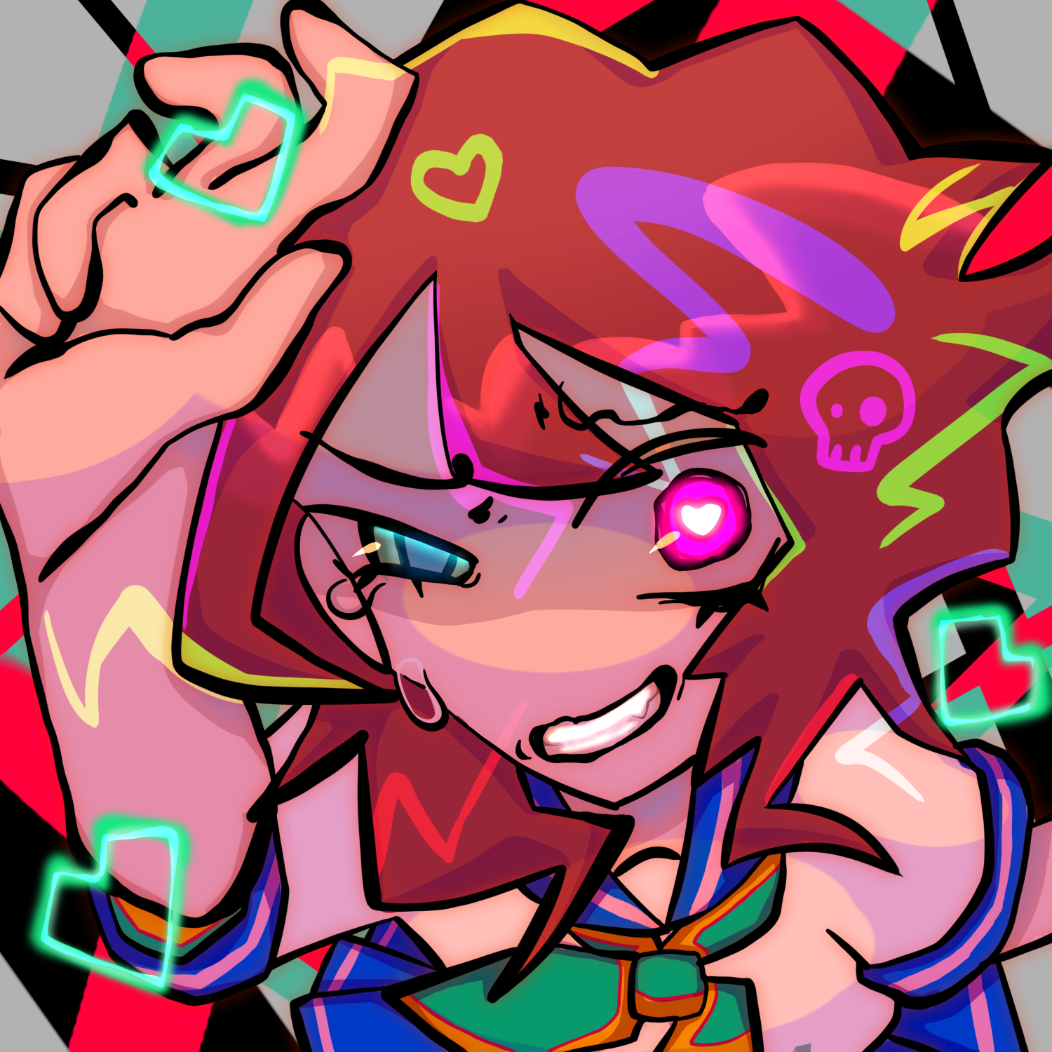 crazy,, i was crazy once - ibisPaint