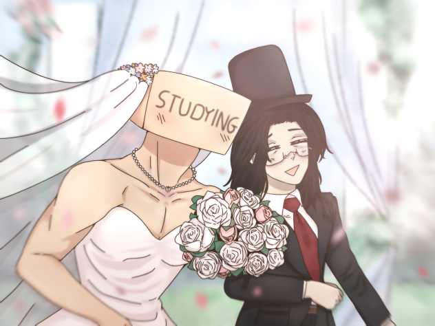 married to studying - ibisPaint
