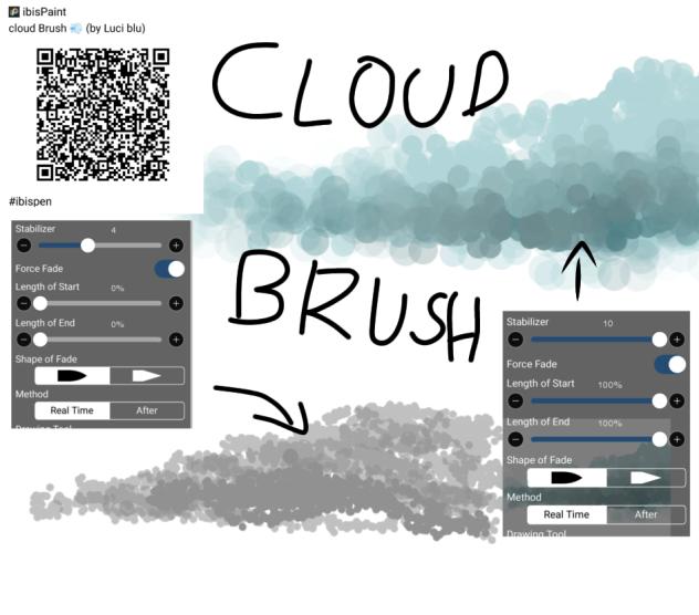 cloud Brush QR code - ibisPaint