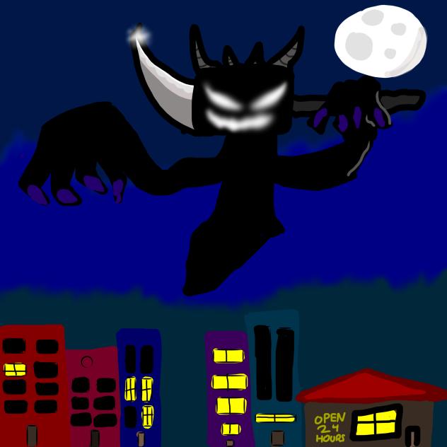 The cities shadow guardian - ibisPaint