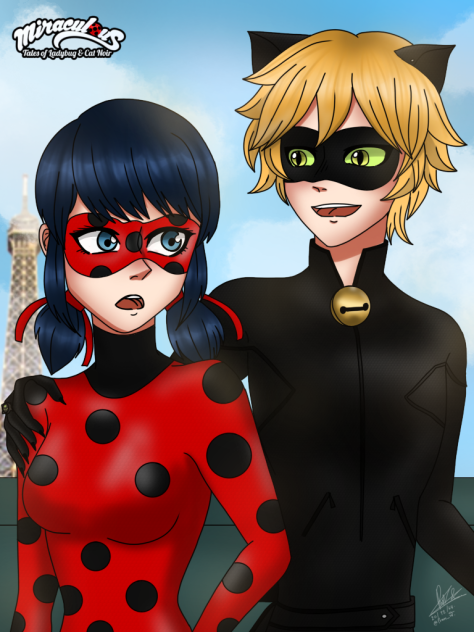 🐞Ladybug & catnoir🐱 - ibisPaint