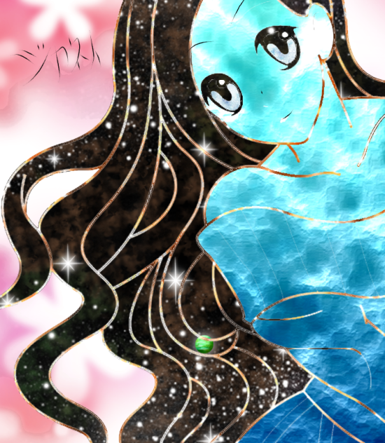 Starry girl - ibisPaint