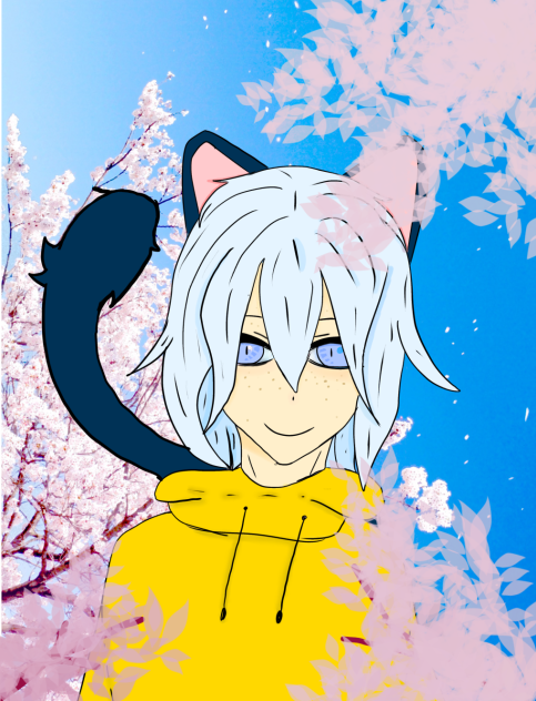 Russian blue cat guy - ibisPaint