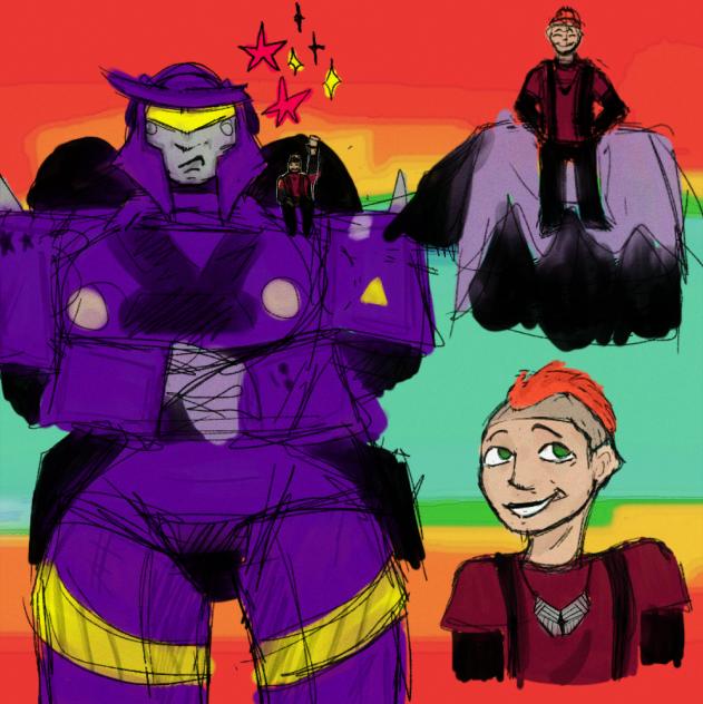 Mayhem with a human - ibisPaint