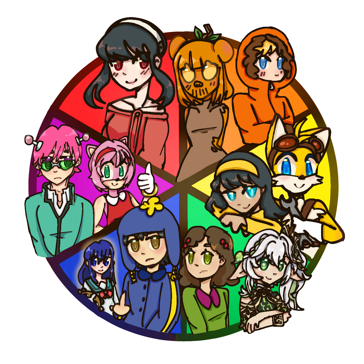 Colour wheel art challenge!! - ibisPaint